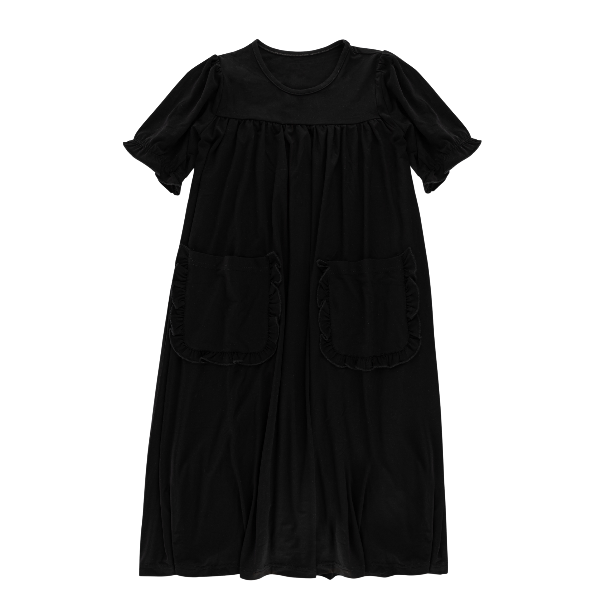 Little Label Black Shabbos Maxi Robe – Cozy Cotton Loungewear – Little ...